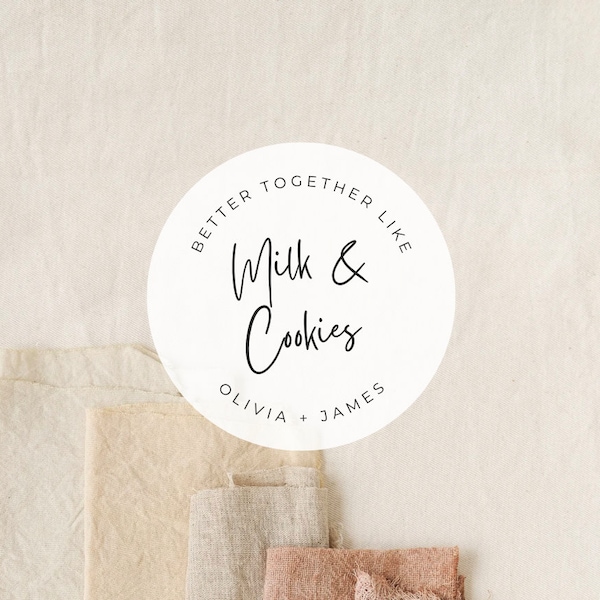 Cookies and Milk We Go Together - Etsy