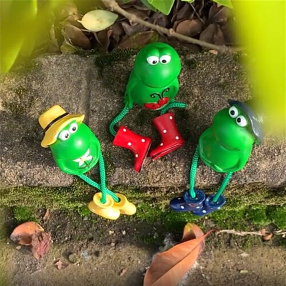 3pc Set of Cute Frogs Figurine Sitting Dangling Legs Resin - Etsy