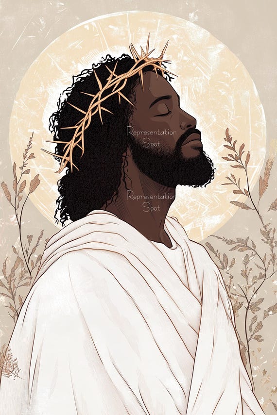 Black Jesus Clip Art