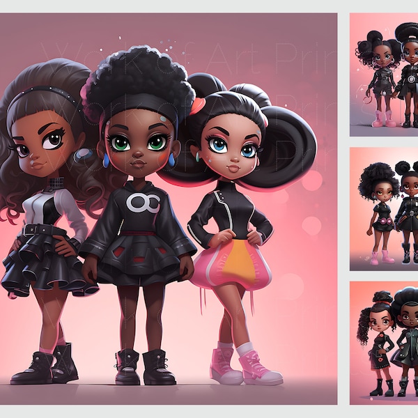 Powerpuff Girls Png African American - Etsy