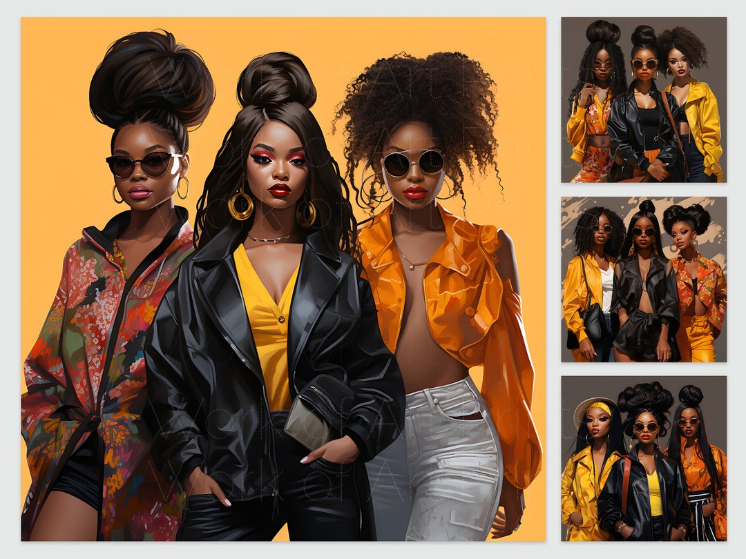 African American Art Work, Black Teen Girls Fashion, African American ...