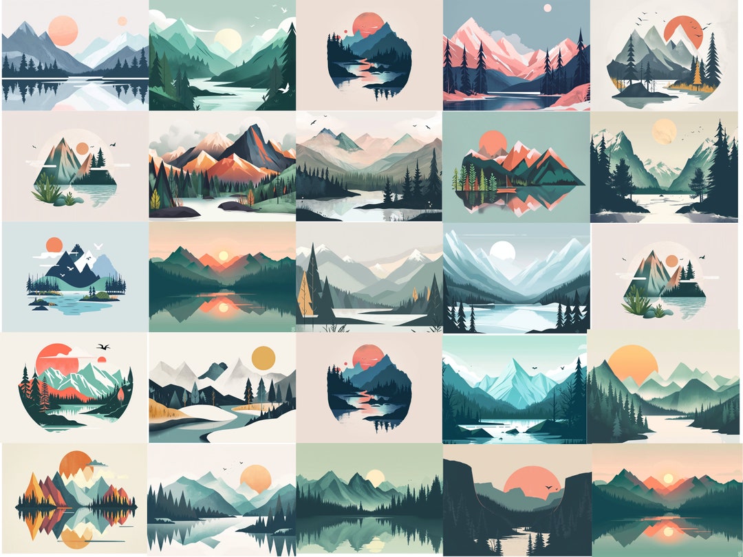 Modern Nature Scenes Collection for Frame TV & Apple TV Vibrant Digital ...