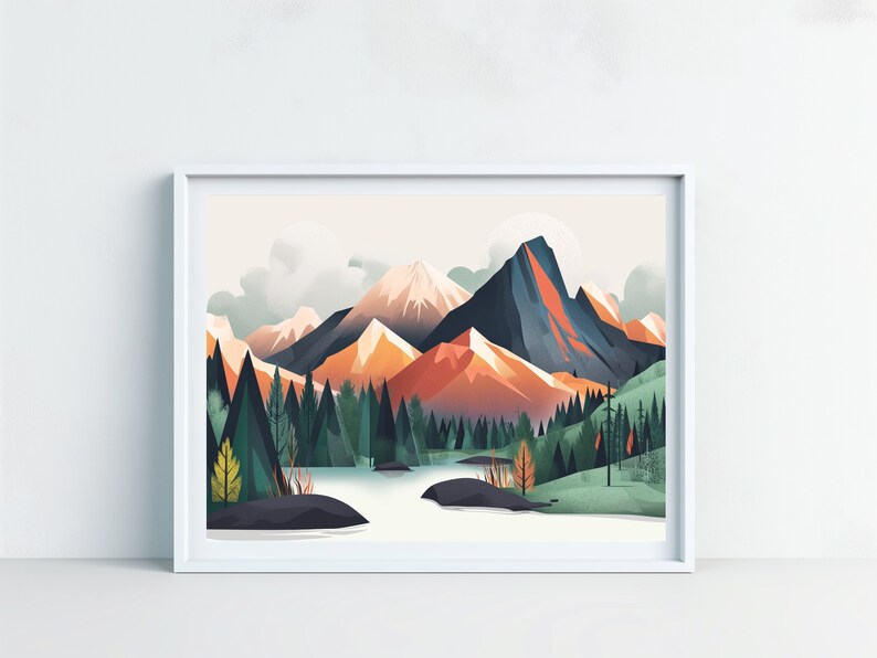 Modern Nature Scenes Collection for Frame TV & Apple TV Vibrant Digital ...