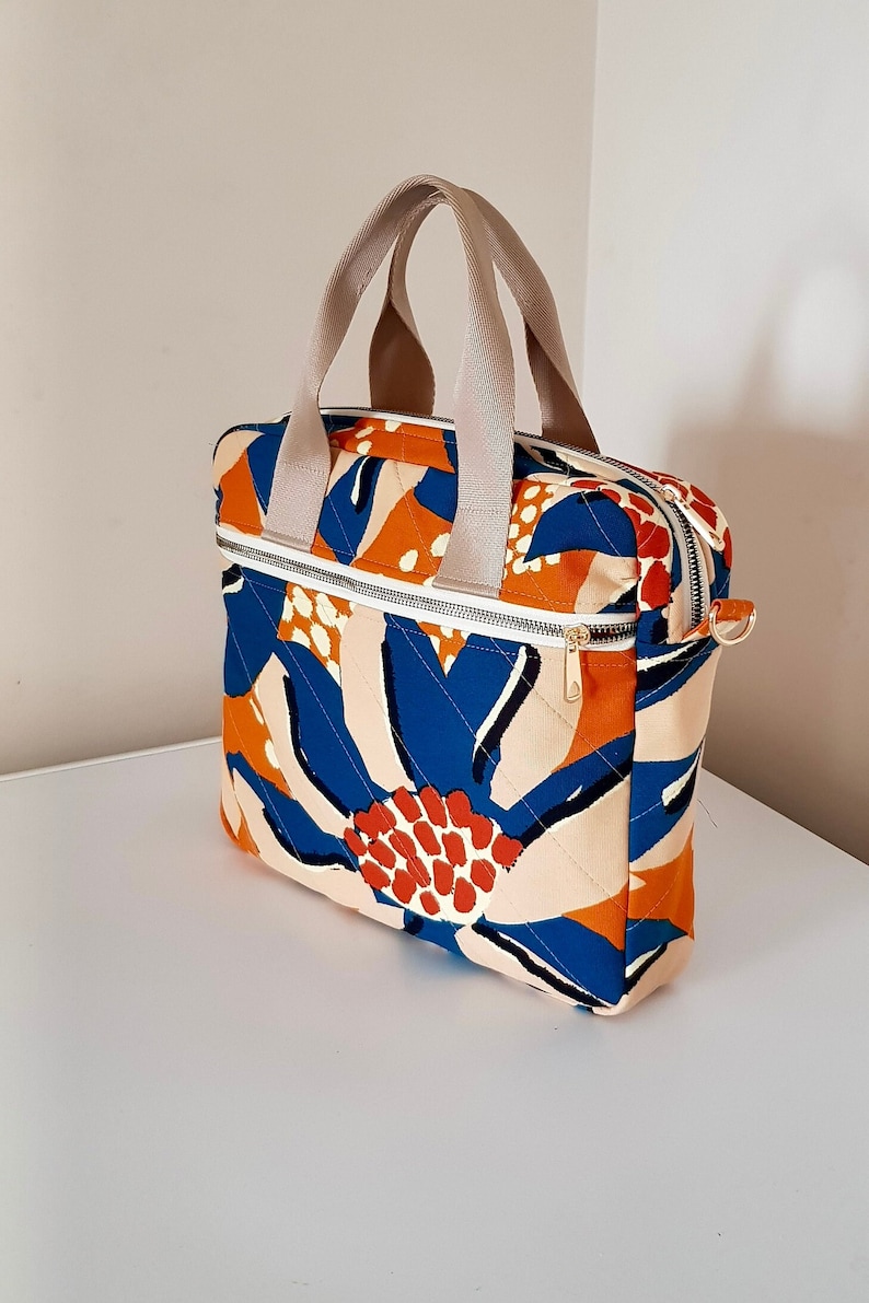 İpad Bag Pattern Tablet Bag With Pockets Canvas Tote Bag Digital Pdf ...