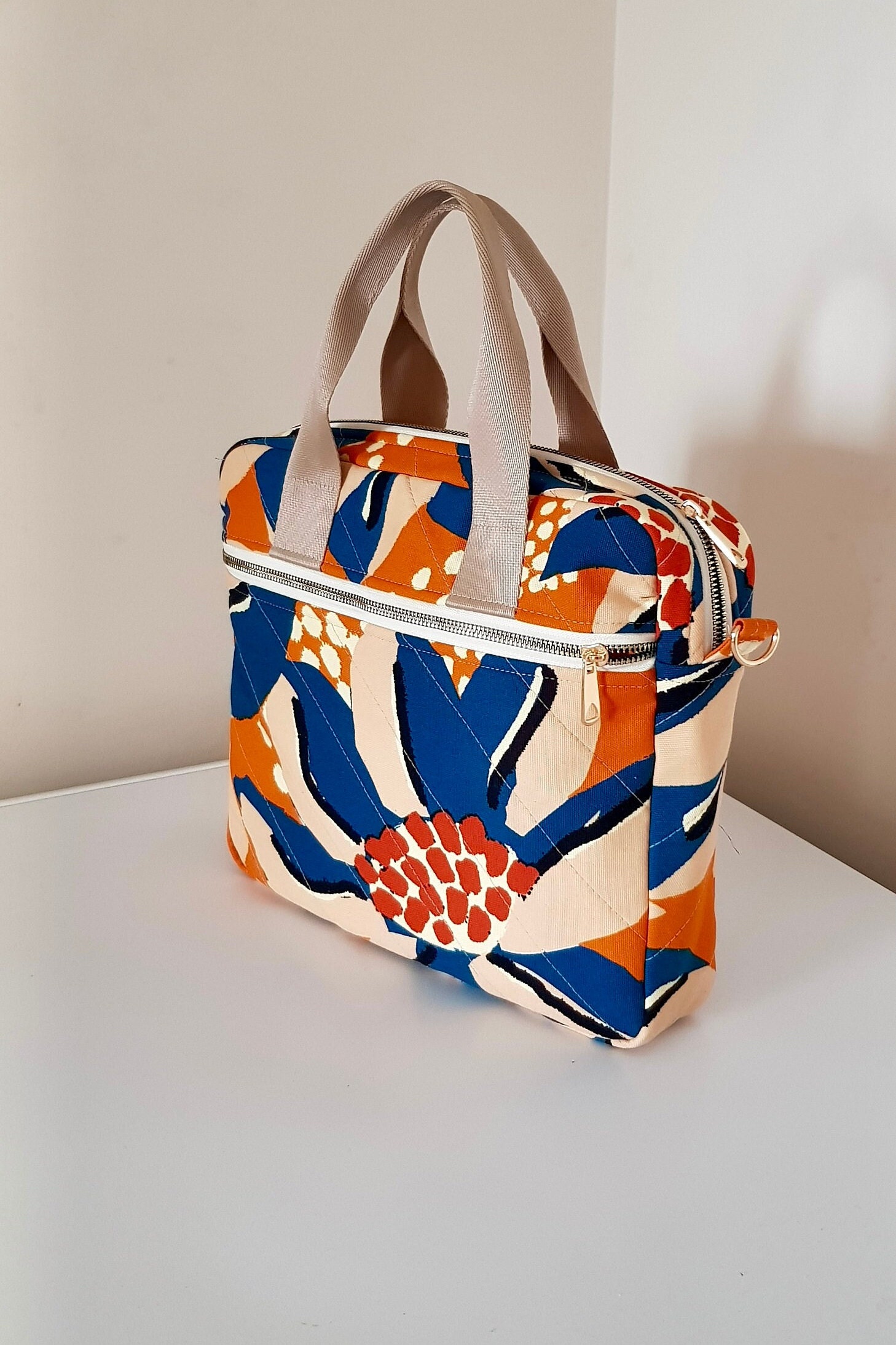 İpad Bag Pattern Tablet Bag With Pockets Canvas Tote Bag Digital Pdf ...