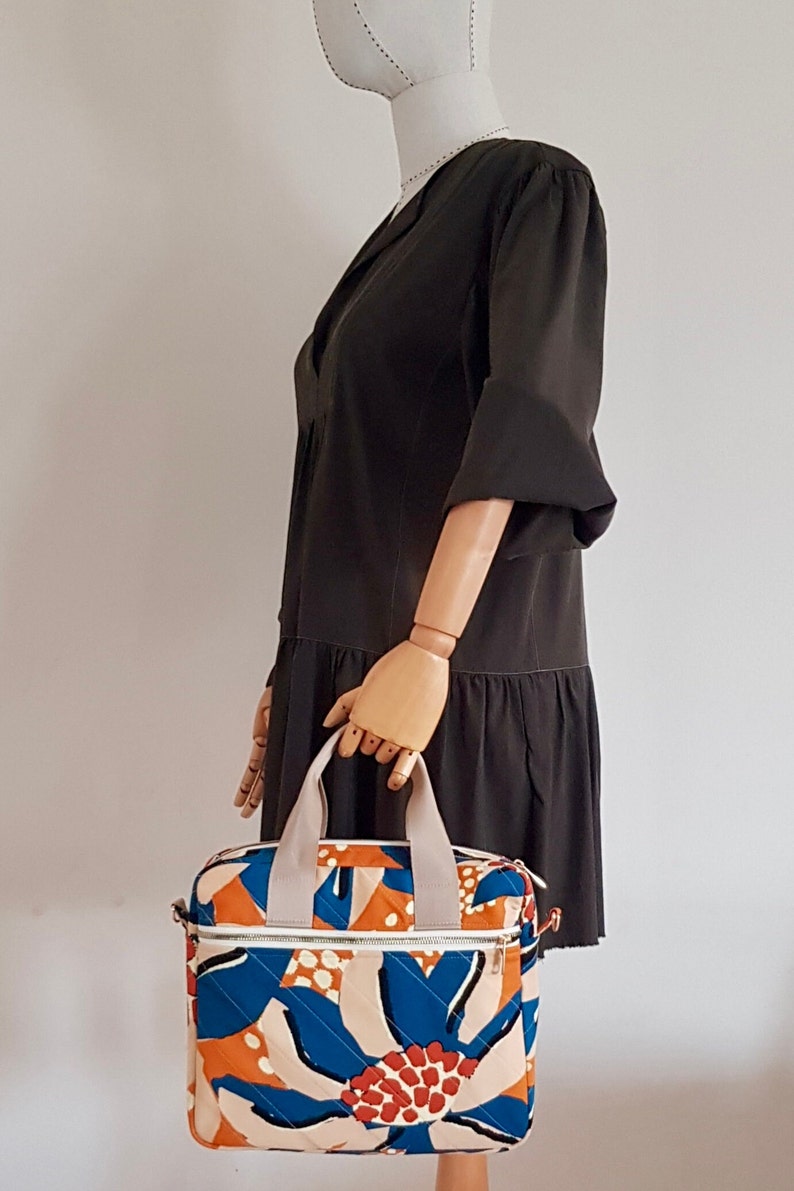 İpad Bag Pattern Tablet Bag With Pockets Canvas Tote Bag Digital Pdf ...