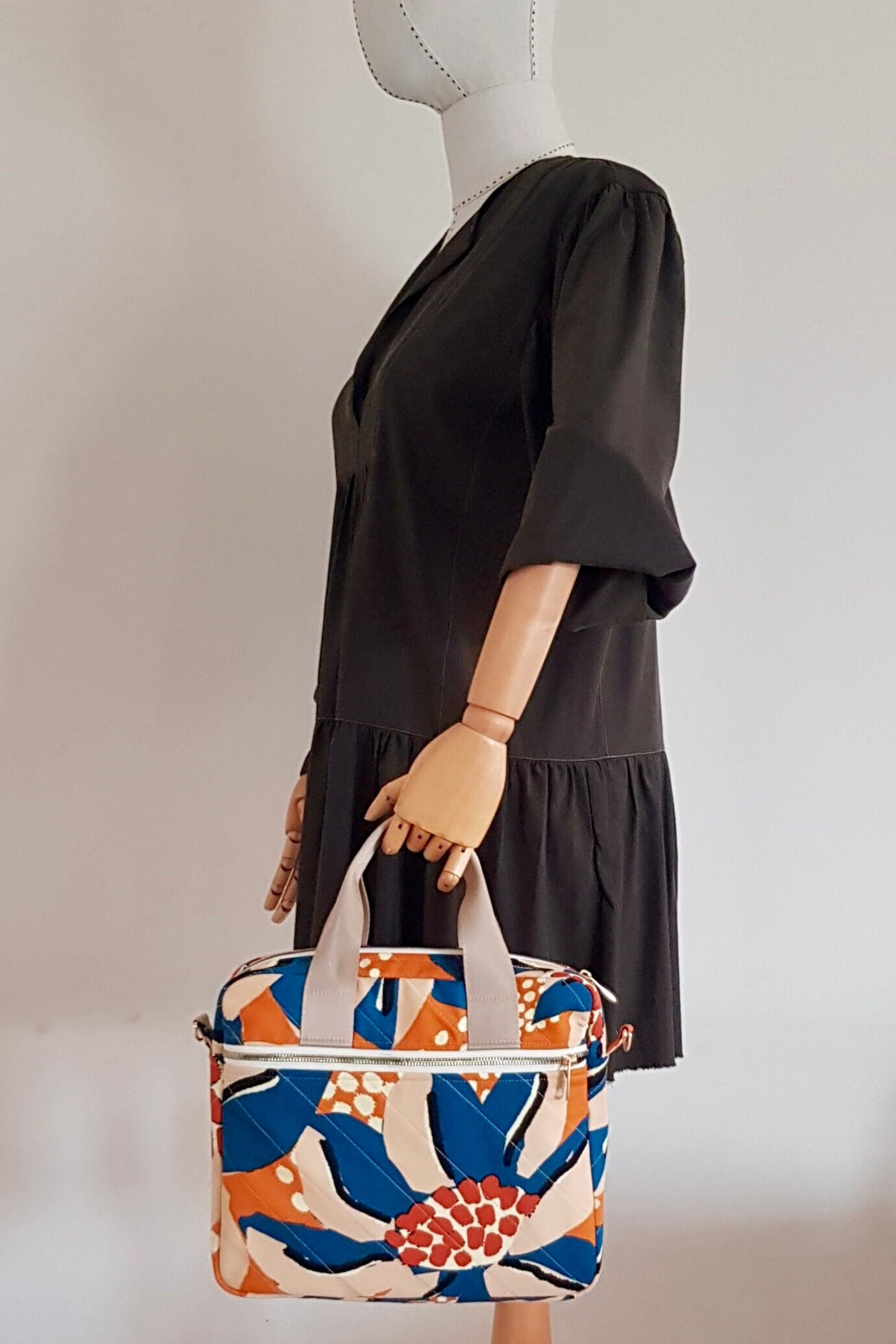 İpad Bag Pattern Tablet Bag With Pockets Canvas Tote Bag Digital Pdf ...