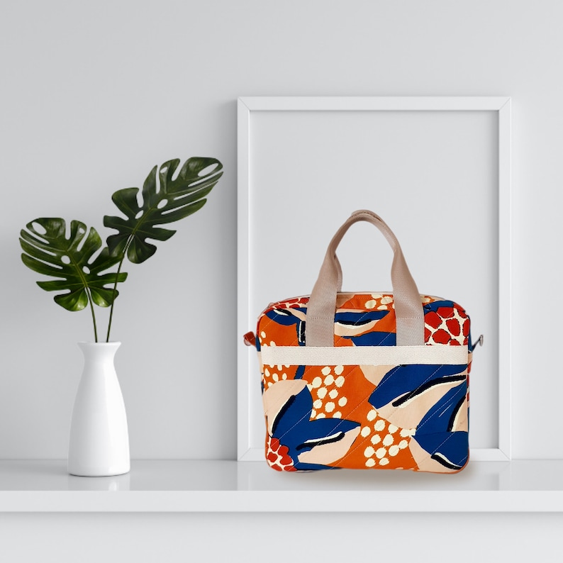 İpad Bag Pattern Tablet Bag With Pockets Canvas Tote Bag Digital Pdf ...