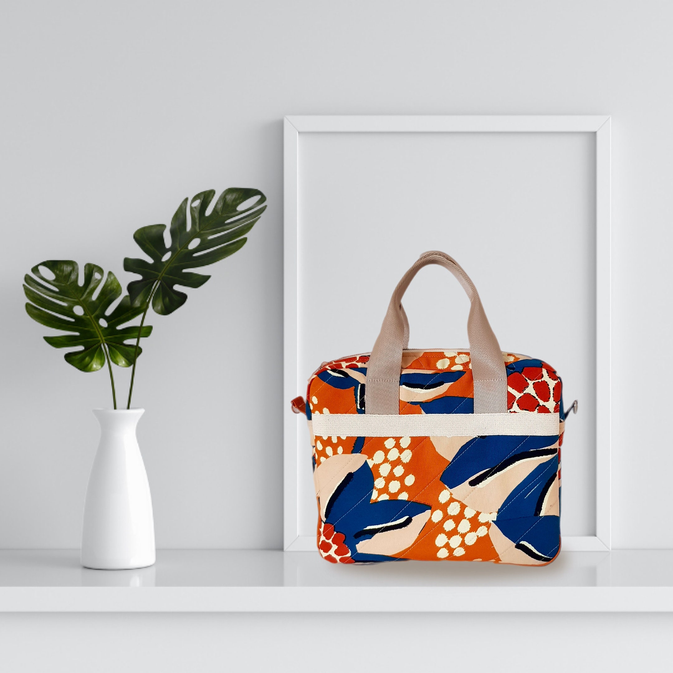 İpad Bag Pattern Tablet Bag With Pockets Canvas Tote Bag Digital Pdf ...