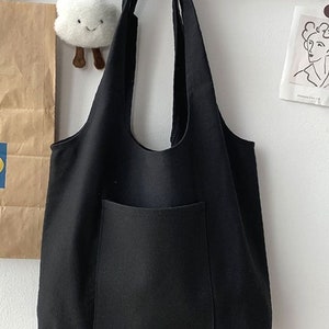 Casual Bag Pattern , Canvas Bag With Pockets ,canvas Totebag ,digital ...