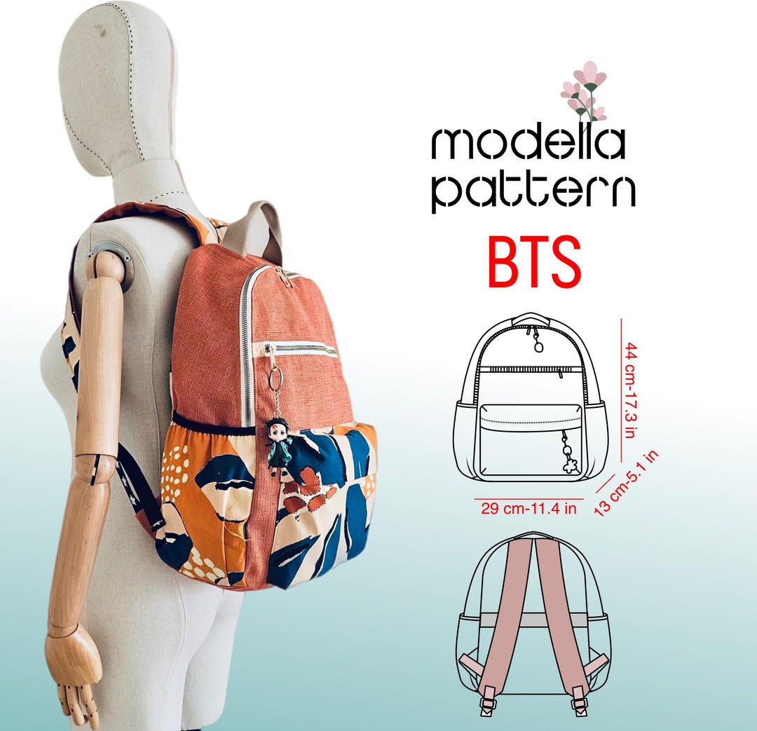 BTS Bag Pattern,backpack Sewing Pattern,canvas Totebag ,digital Pdf ...