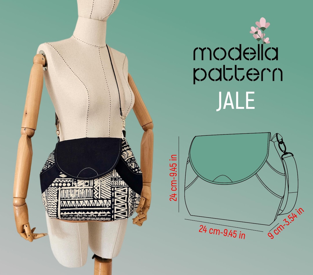 JALE Bag Pattern , Totebag With Pockets ,cross Bag, Hobo Bag Digital ...