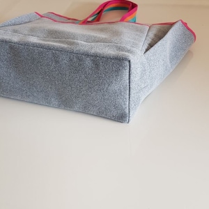 UNİTED Bag Pattern , Tote Bag With Pockets , Canvas Tote Bag , Digital ...