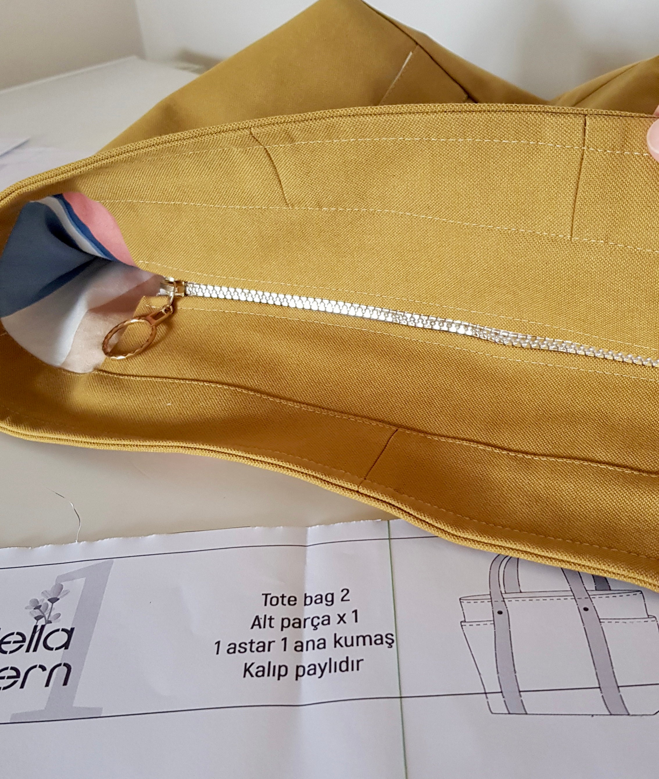 Tote Bag Pattern Tote Bag With Pockets Canvas Tote Bag Etsy Australia