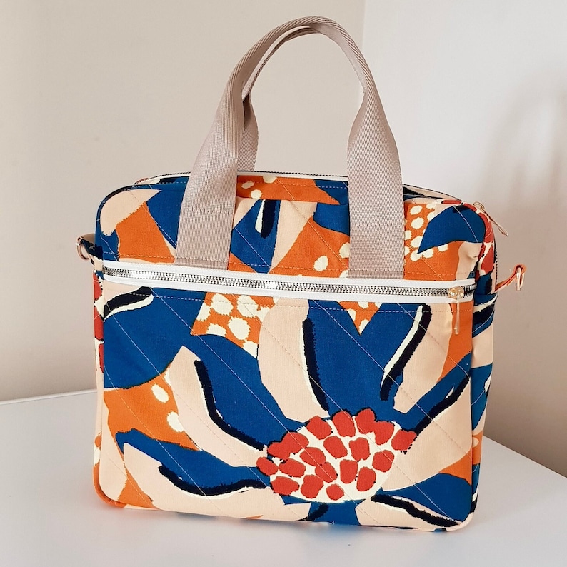 İpad Bag Pattern Tablet Bag With Pockets Canvas Tote Bag Digital Pdf ...