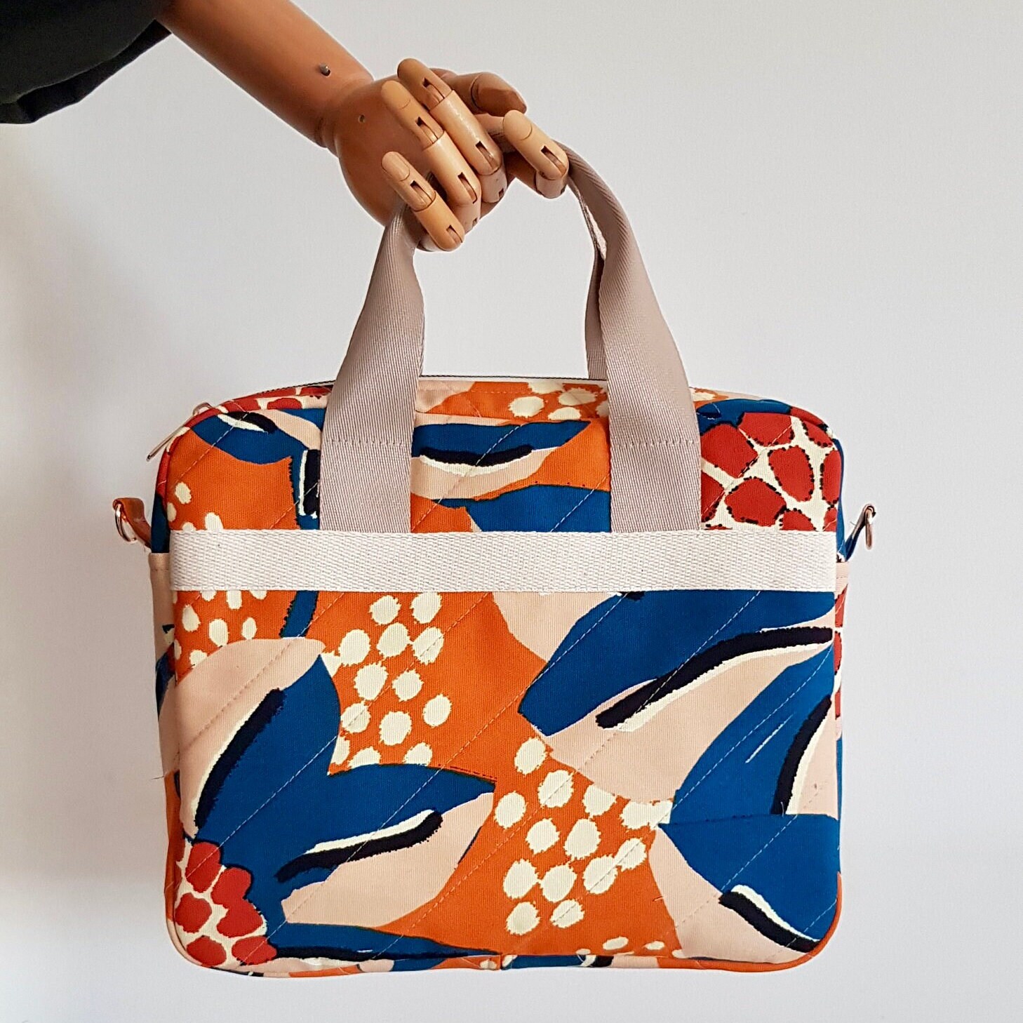 İpad Bag Pattern Tablet Bag With Pockets Canvas Tote Bag Digital Pdf ...