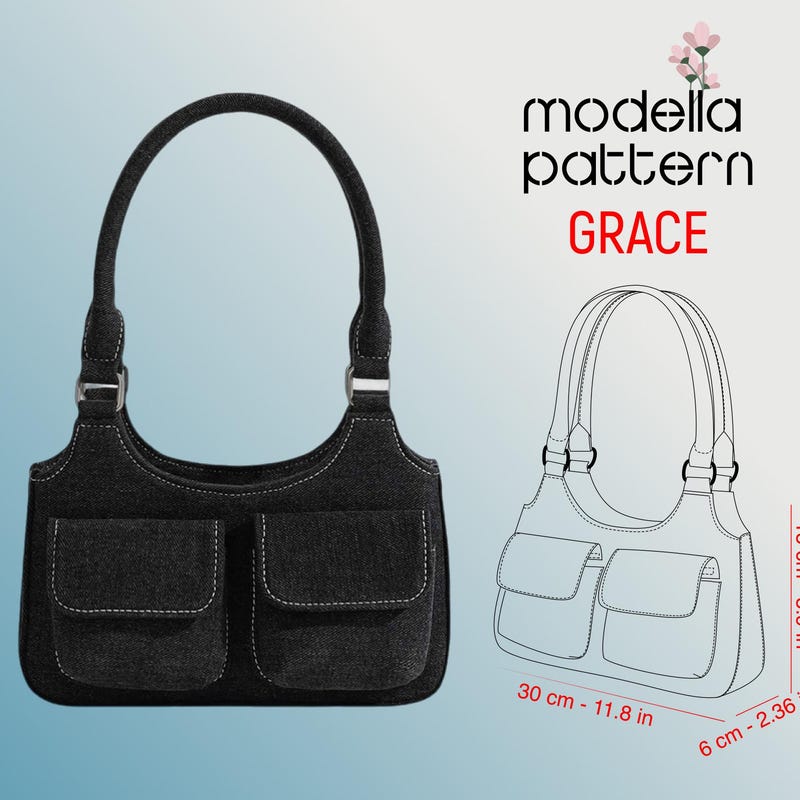 Shoulder Bag Pattern - Etsy