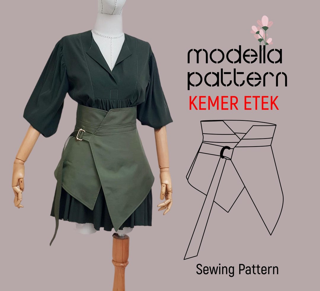 Kemer Etek S SİZE Corset Pattern, Belt Skirt, Skirt Women, Wrap Skirt ...