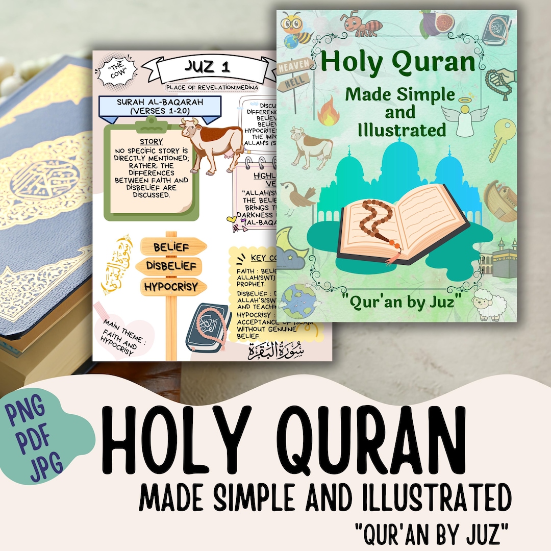Quran Made Simple Guide Easy to Use Quran Study Holy Qur'an Guide ...