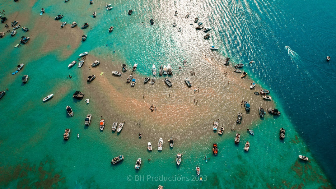 Torch Lake Sandbar Michigan, Digital Download, Drone Photography ...