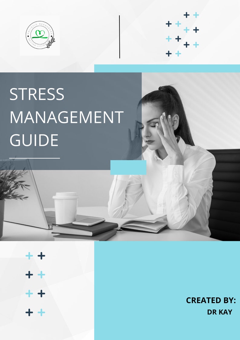 Stress Management Guide | Printable Chart | Digital Planner | Selfcare ...