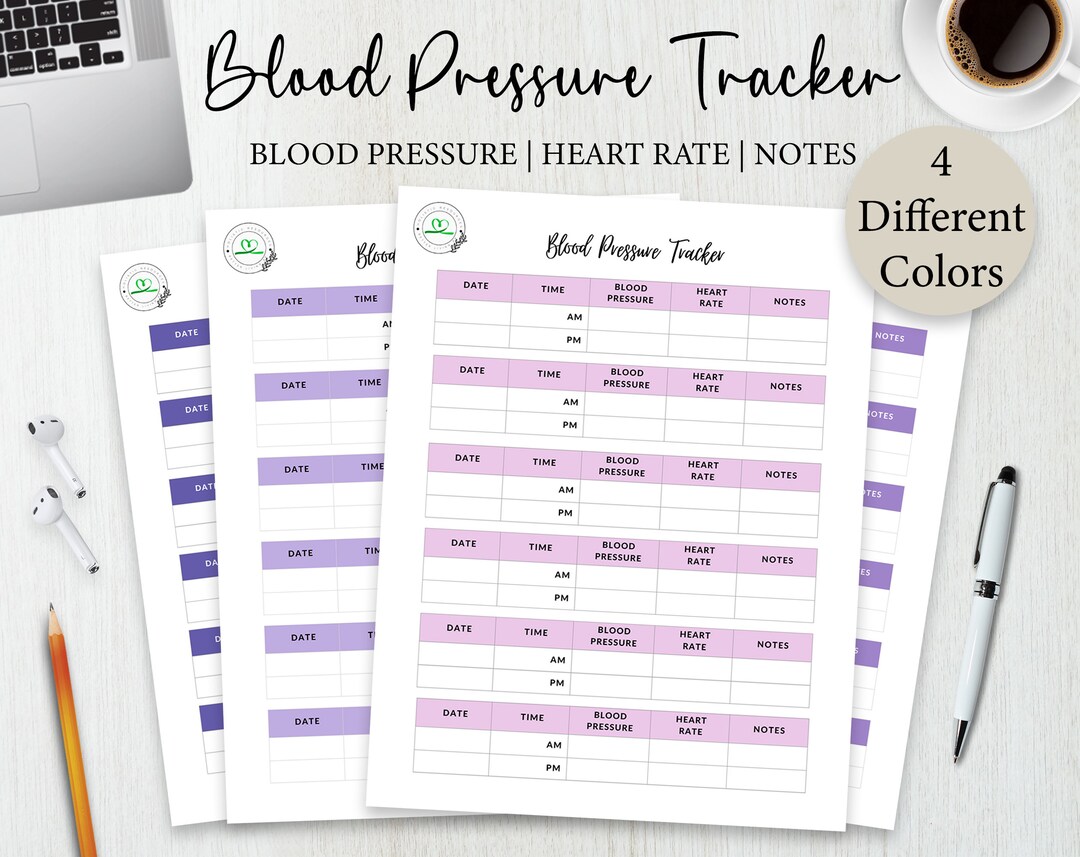 Blood Pressure Tracker | Bp Tracker | Blood Pressure | Diabetes ...