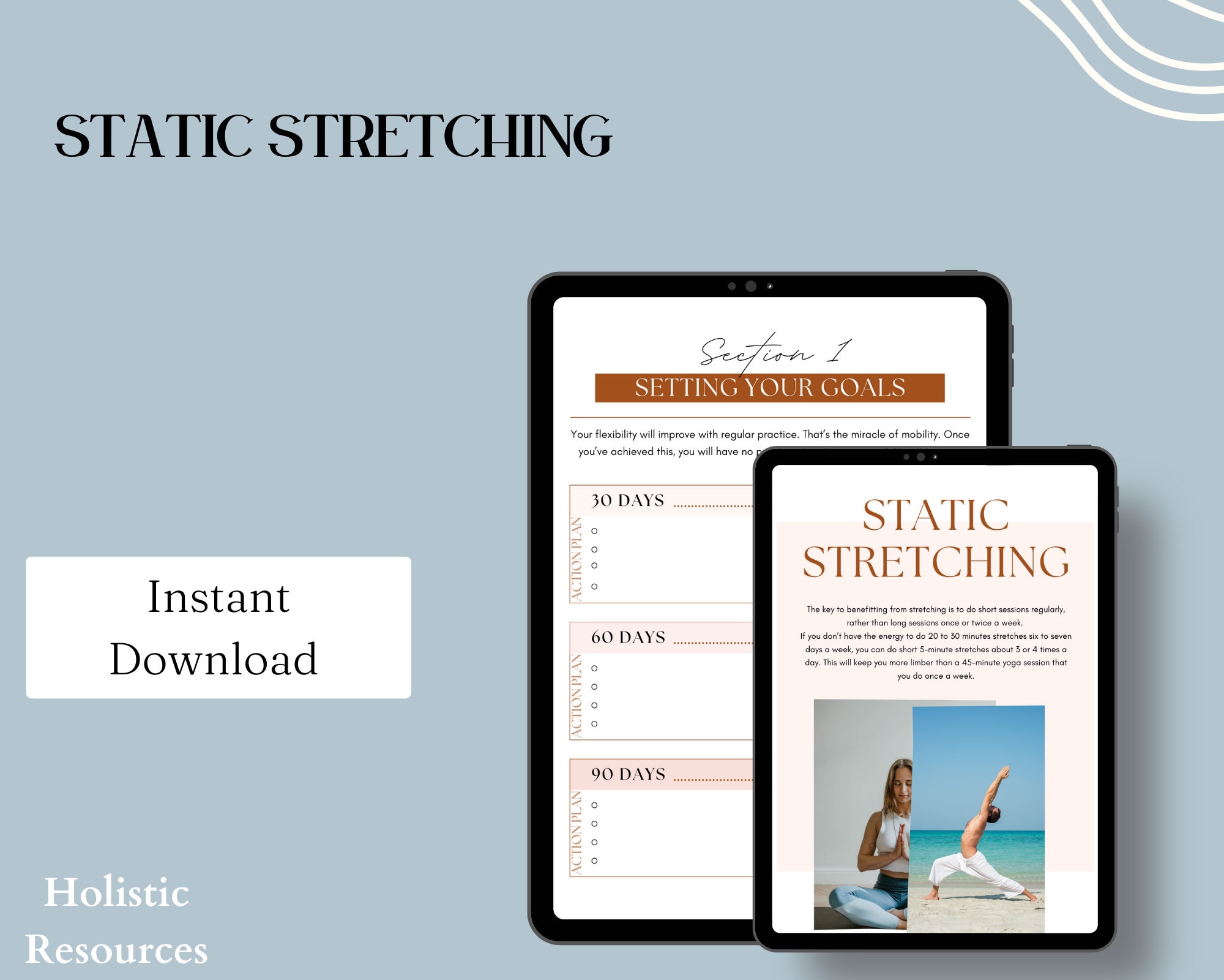 Static Stretching Chart