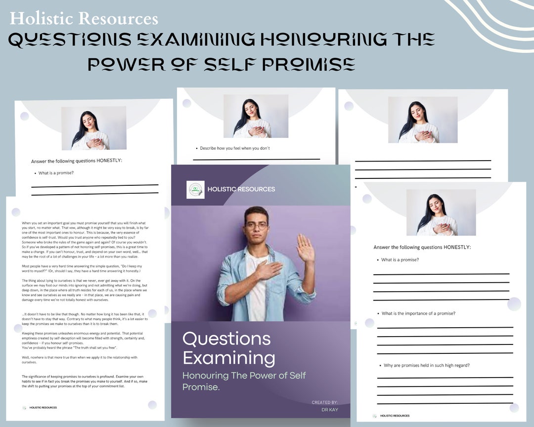 Questions Examining Honouring the Power of Self Promise | Digital Guide ...
