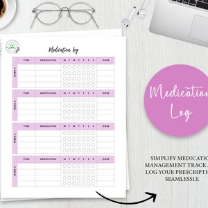 Medication Log | Drug Tracker | Health | Medications | Prescriptions ...