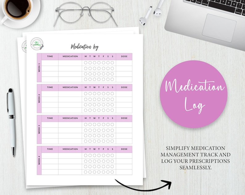 Medication Log | Drug Tracker | Health | Medications | Prescriptions ...