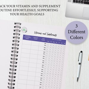 Vitamins and Supplements Tracker | Vitamins Tracker | Health ...