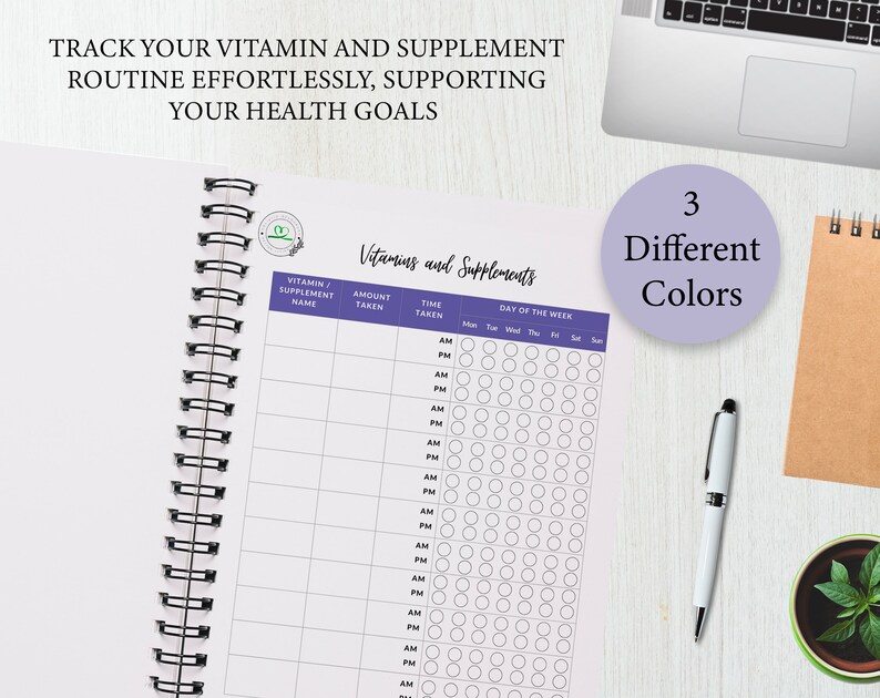 Vitamins and Supplements Tracker | Vitamins Tracker | Health ...