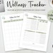 Wellness Tracker | Digital Tracker | Digital Planner | Printables ...