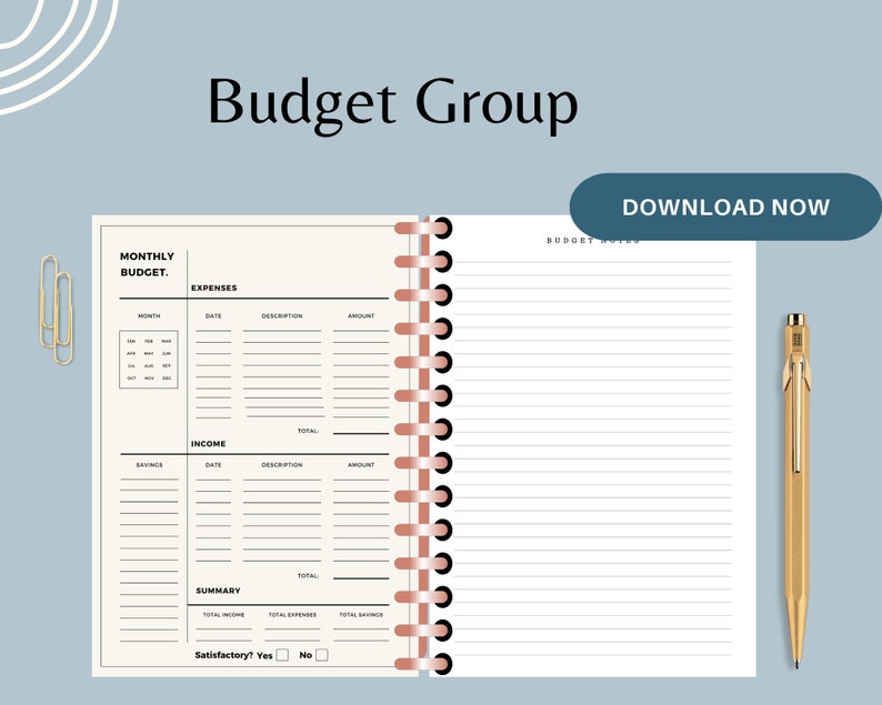 Budget Planner | Digital Budget Planner | Financial Planner | Finance ...
