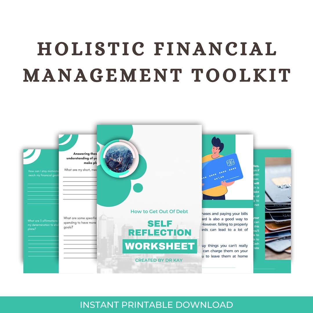 Holistic Financial Management Toolkit Teal | Financial Mastery Bundle ...