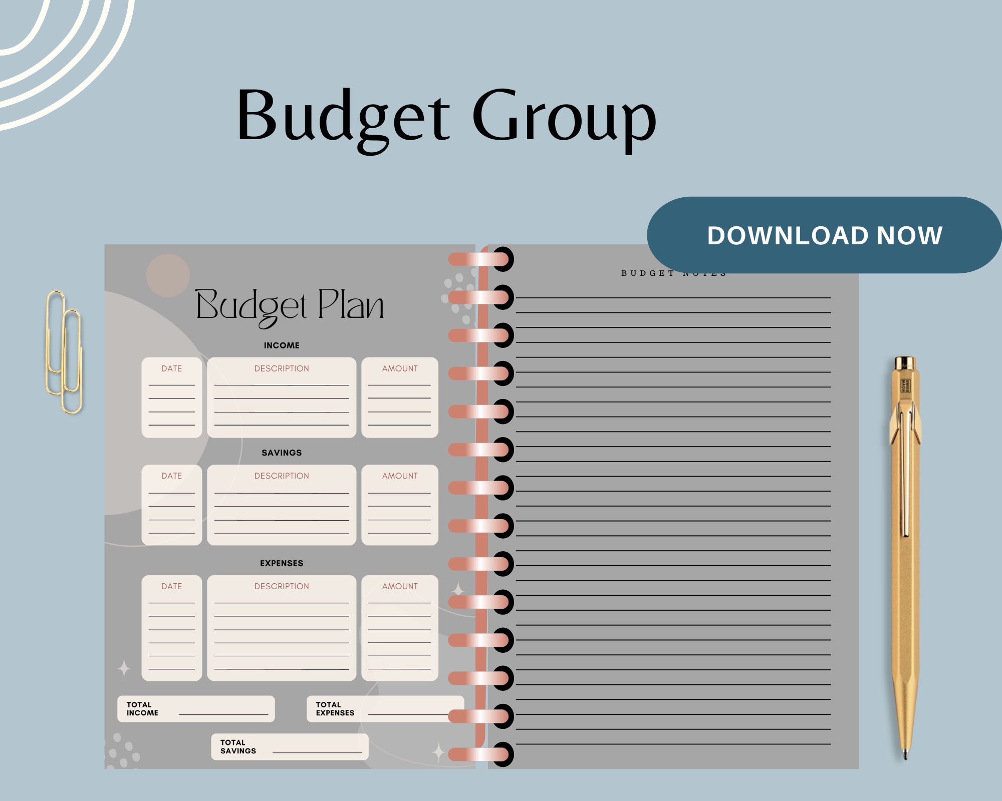 Budget Planner | Digital Budget Planner | Financial Planner | Finance ...