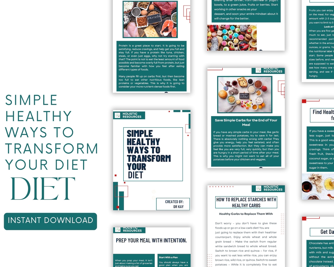 Simple Healthy Ways to Transform Your Diet | Digestive Heath ...