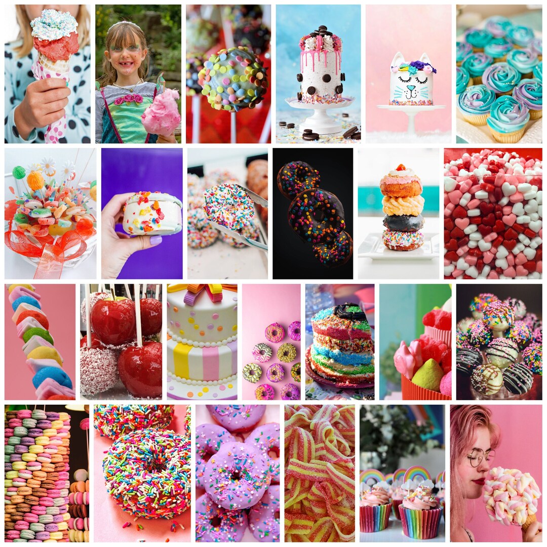 Sugar Rush Photo Collage Digital Download 50 Photos - Etsy