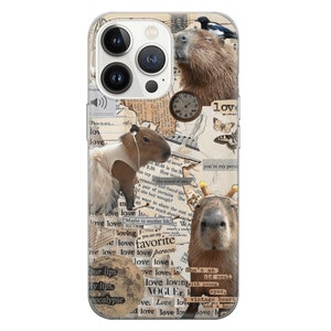 Cute Capybara Phone Case Funny Capybaras Cover for iPhone 14 13 12 Pro ...