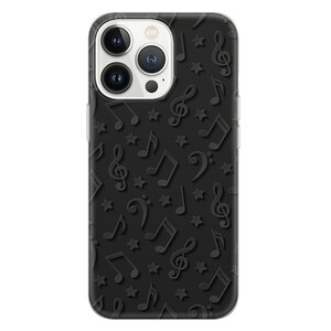 Music Notes Pattern Phone Case Musical Treble Clef Cover for iPhone 16 ...