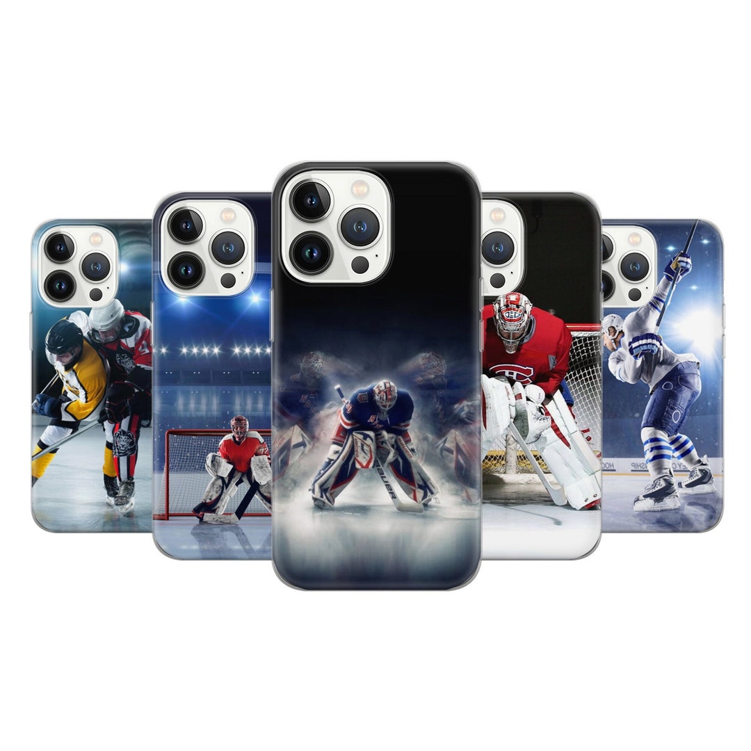 Hockey Player Phone Case Hockey Goalie Cover for iPhone 16 15 14 13 12 Pro 11 XR 8 Samsung S23 ...