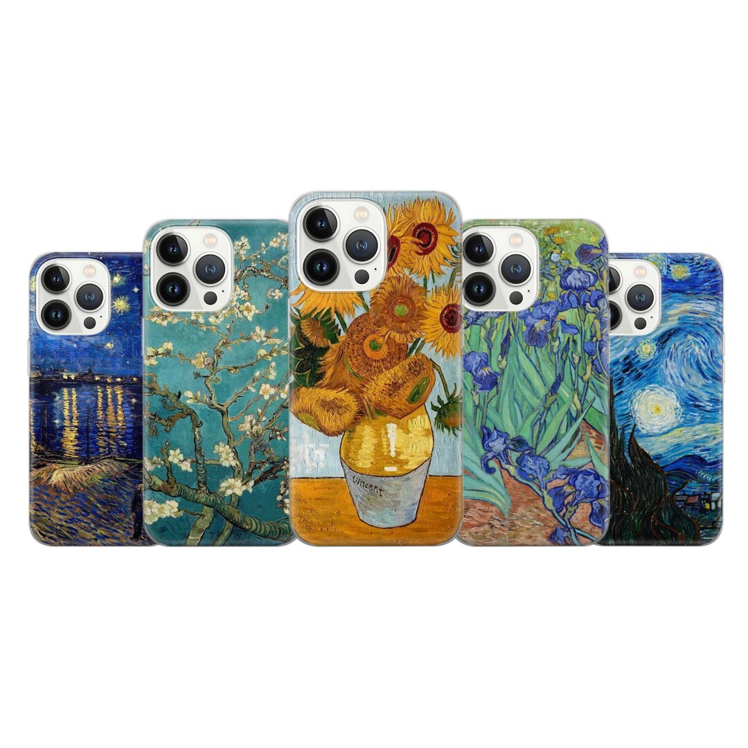 Vincent Van Gogh Art Phone Case Masterpieces Cover for iPhone 14 13 12 ...