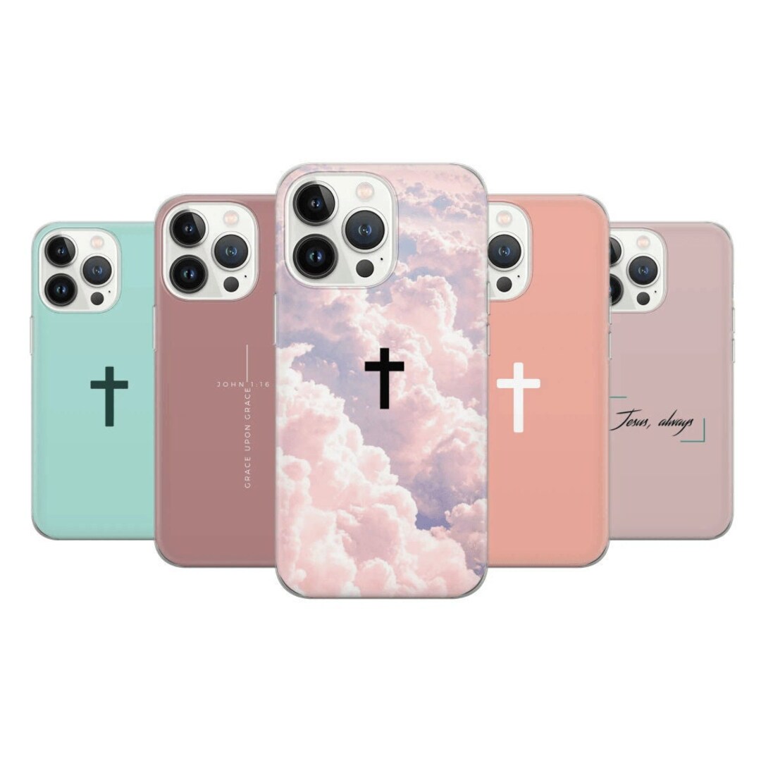Christian Cross Phone Case: Jesus Religion TPU Gel Cover for Iphone ...