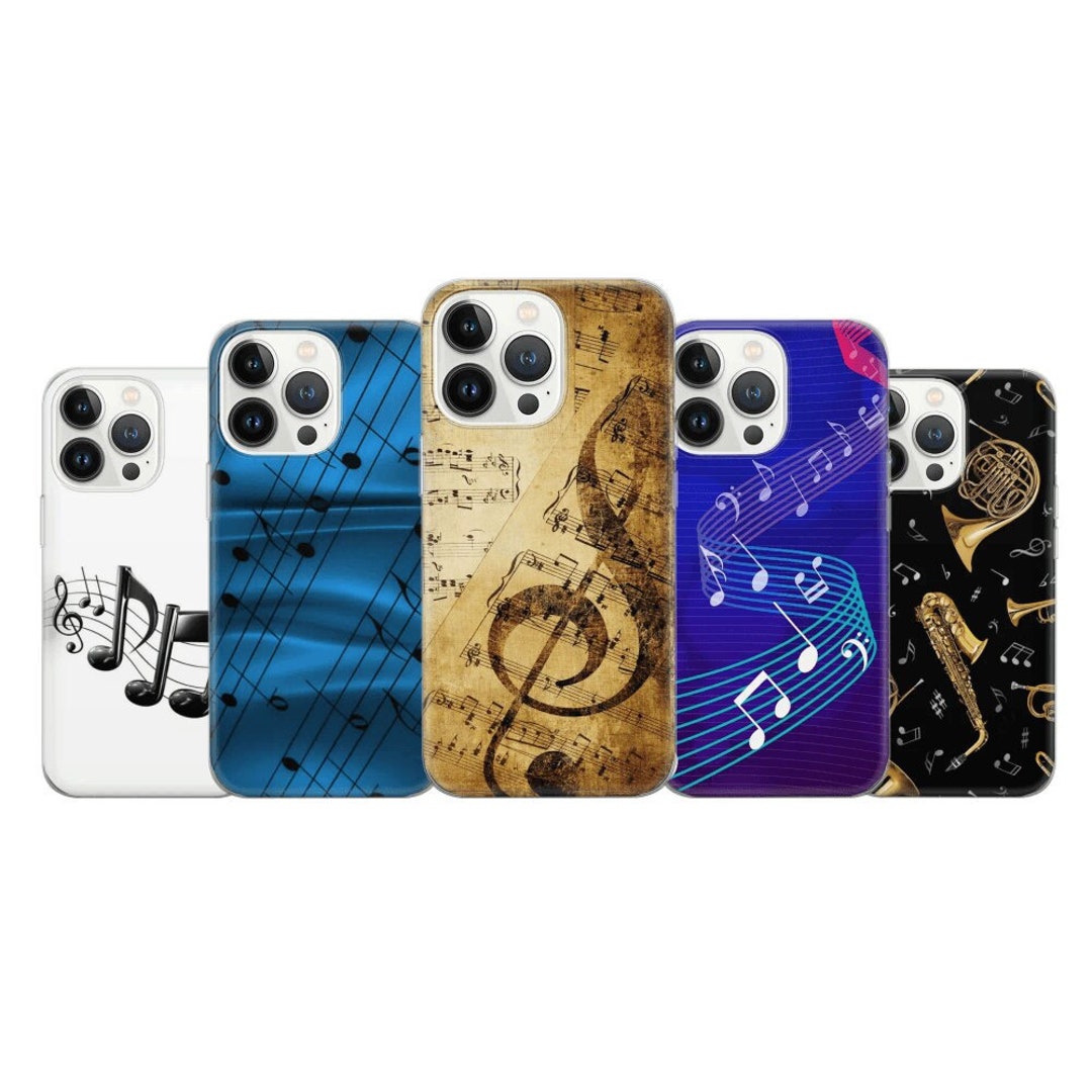 Treble Clef Music Notes Phone Case: Musical Notes Cover for Iphone ...