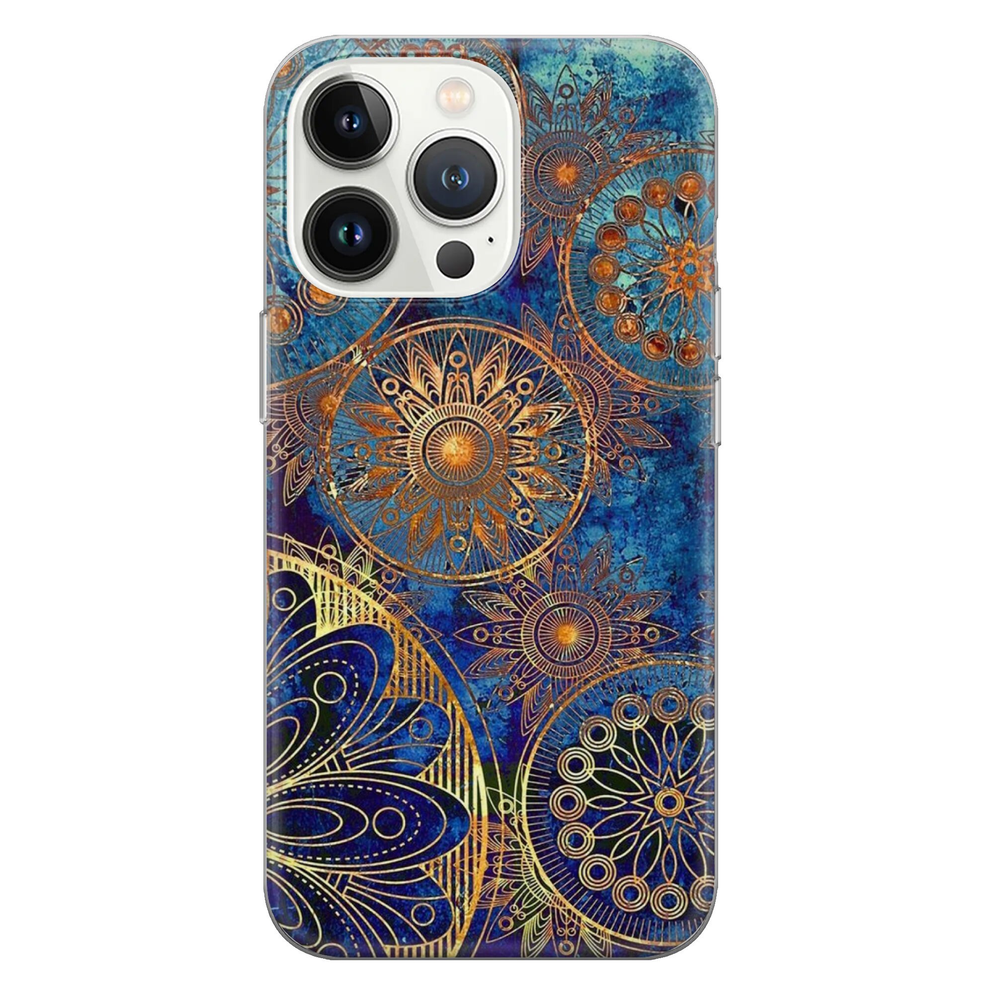 Bohemian Phone Case Mandala Art Cover for iPhone 14 13 12 Pro - Etsy