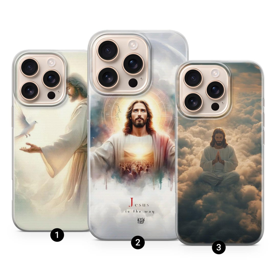 Messiah Christian Phone Case: Jesus Christ Design, TPU Gel Cover for ...
