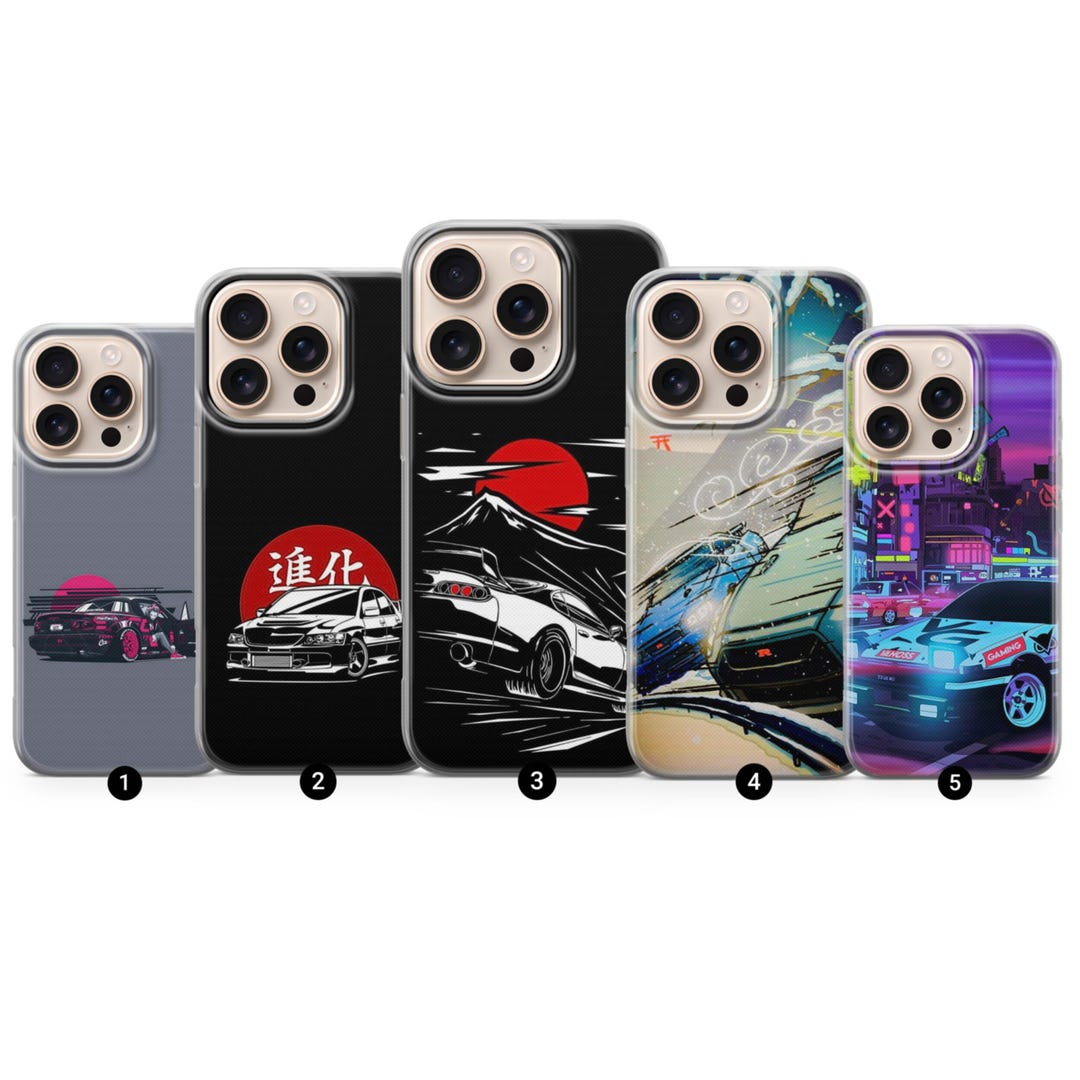 JDM Drifting Car Phone Case: Japanese Racing Sport Cover for Iphone ...