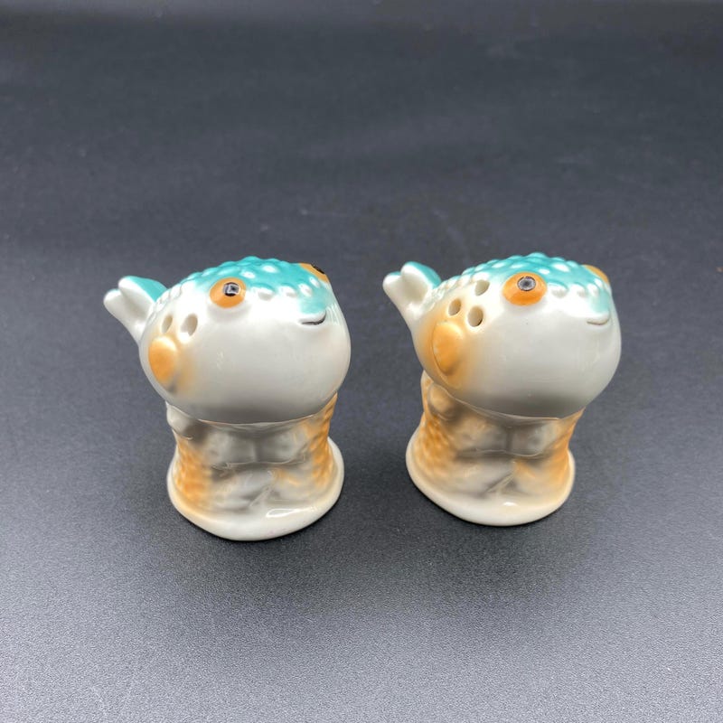 Ceramic Puffer Fish - Etsy