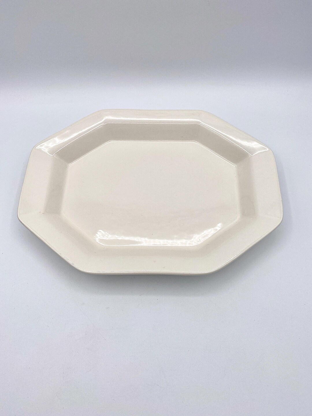 Antique Ironstone Rectangle 8 Sided Serving Dish - Etsy
