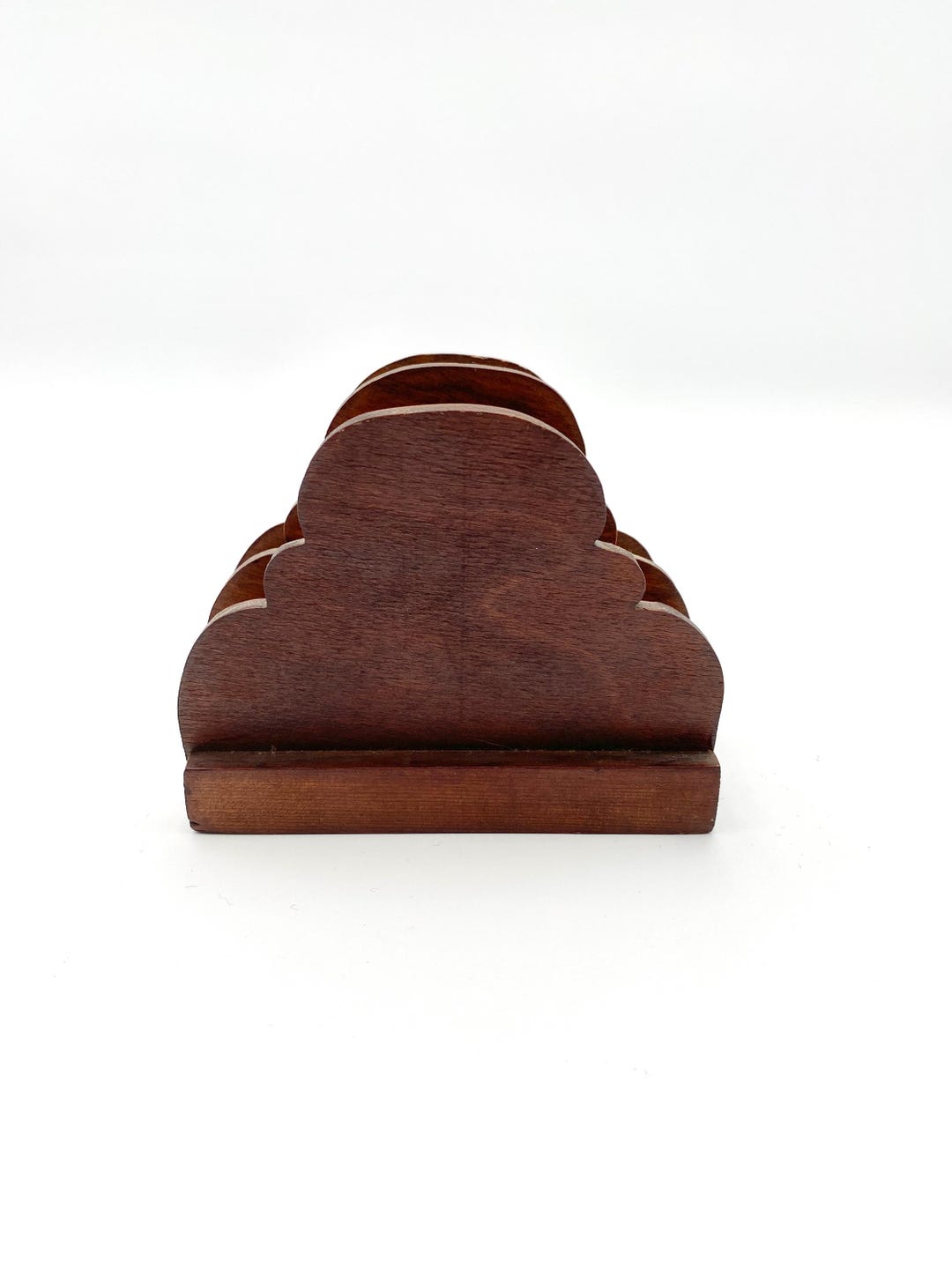 Vintage Double Wooden Letter Holder Desk Accessories - Letter Caddy - Etsy